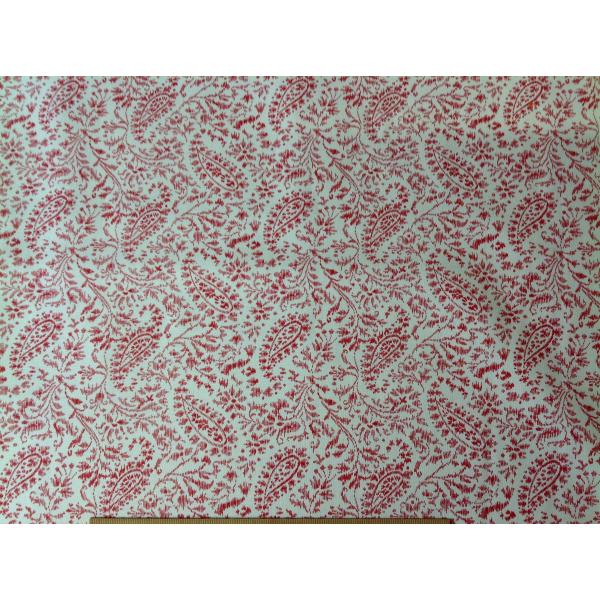 moda MISS SCARET 14816-12　ミス・スカーレット　 by Minick and Simpsonパールベージュ地に赤一色のペーズリー柄になります。☆表示価格について・生地商品の表示価格は 10cmの値段です。☆購入数につ...