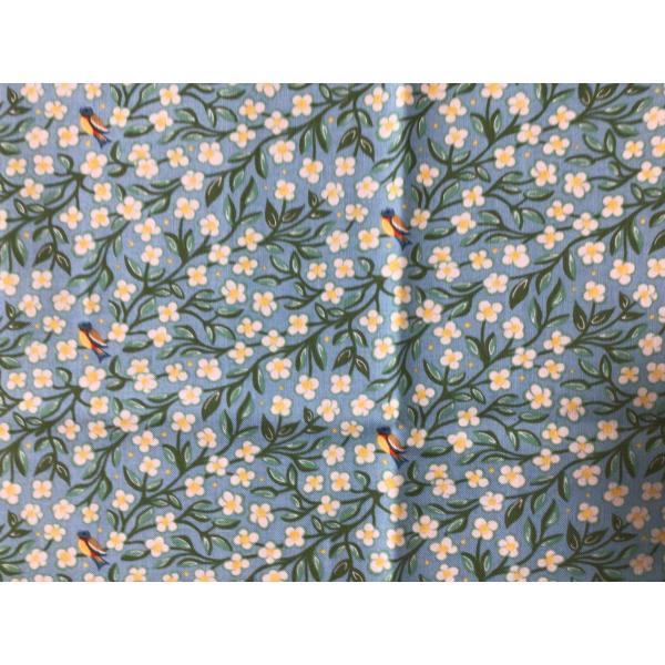 ☆moda FRANKIE 蔦花に鳥☆デザイナー　BASIC GREY☆表示価格について・生地商品の表示価格は 10cmの値段です。☆購入数について・購入数[1]で 10cmのご注文となります。・最短30cm (購入数[3]からご購入いただ...