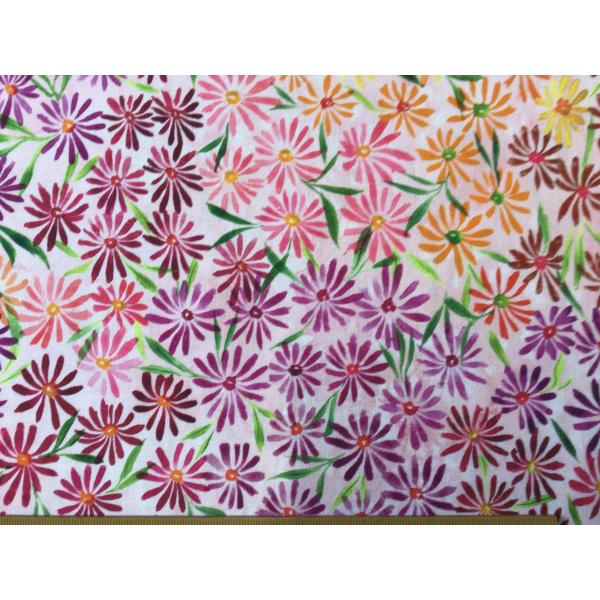 ☆メーカー moda☆デザイン ＪＯＹ☆デジタルプリントピンクベースにひな菊のプリントがびっしり！☆表示価格について・生地商品の表示価格は 10cmの値段です。☆購入数について・購入数[1]で 10cmのご注文となります。・最短30cm (...