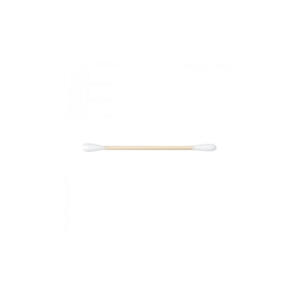 木軸式の両綿付タイプの綿棒です。