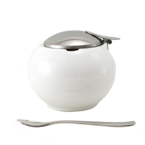 丸くてかわいい薬味入れです。調味料や薬味、砂糖などを入れてお使いいただけます。