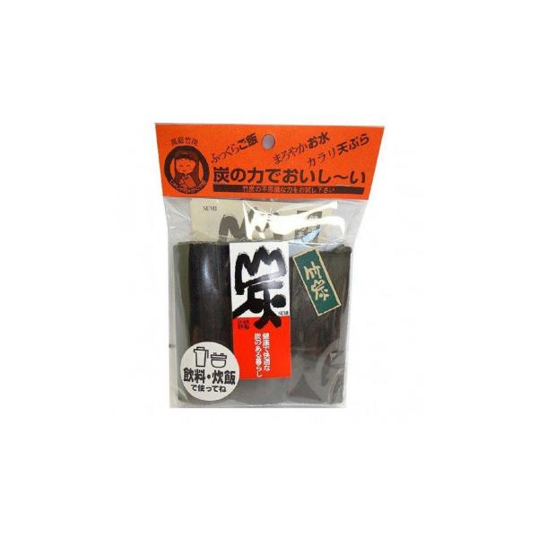 水道水のカルキ臭や不純物などを吸着し、竹炭の無数の穴に棲みついた微生物を分解してくれます。ご飯ふっくら、お水おいしく、お茶まろやかに。天ぷら油に入れて、カラッと揚げ、油の酸化を防ぎます。飲料水で使い終わったら乾燥させて消臭にも。さらに、粉に...