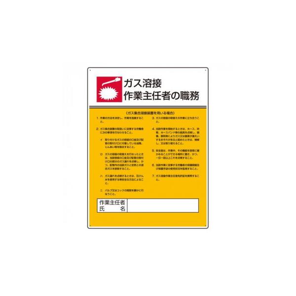 職務内容を明確に表示し、現場での周知徹底に役立つ表示板です。