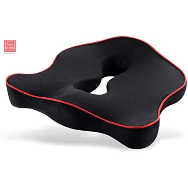 バックサポートクッションの表面が人間工学的にシートを横切って自分の体重を分配する輪郭れます。このくさびクッションが尾骨に圧力を減少させ、助け背骨全体の痛みディスクとvertebreaを腰坐骨神経痛の痛みを和らげます。美しい臀部毎日アップ形状...