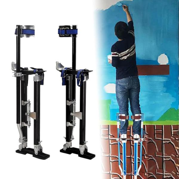 【アルミ合金竹馬】 軽量アルミニウム合金製の高性能乾式壁支柱は、信頼性の高いサポートを提供します。強く、安定し、錆びにくく、耐食性があります。滑り止めのゴム製の床は、スムーズな動きを保証し、床を引っかき傷から保護し、102kg / 225L...