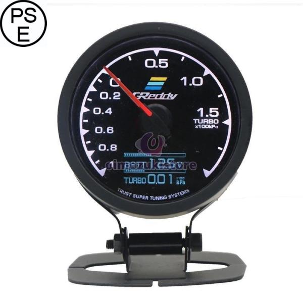 ブースト計 ゲージ 液晶デジタル ディスプレイ 60ミリメートル レーシングメーター