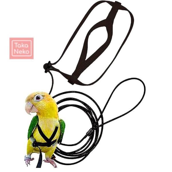 【高品質の素材】高品質のナイロン生地でできており、柔らかく、噛みにくく、破れにくいです。【 人間工学に基づいたデザイン 】このバードハーネスは持ちやすいハンドルで、外出時やペットの鳥と一緒に楽しく遊べます。【着脱が簡単】簡単装着で快適。この...