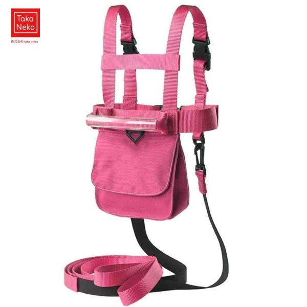 ??【 商品仕様】：色：ピンク＆ブルー　商品の重量：380g　商品の寸法：奥行き* 幅 *高さ＝ 7.6 x 19.1 x 26.7 cm　??【ナイロンで、耐久性が抜群】本製品は丈夫なナイロンポリエステルとバックルでできるため、耐久性、耐...