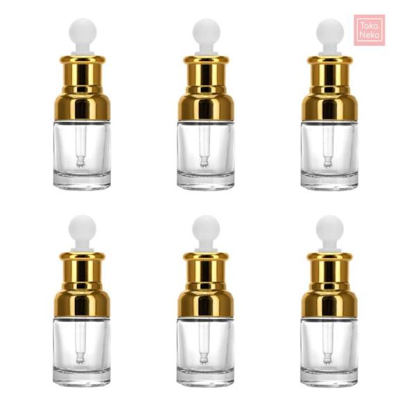 【ガラス素材】この透明スポイトボトルは高品質のガラス素材で作られており、耐久性があるだけでなく、安全で無害です。 同時に、ボトル本体は透明なので、ボトル内の物質の色と状態をはっきりと確認できます。<br><br>【ゴ...