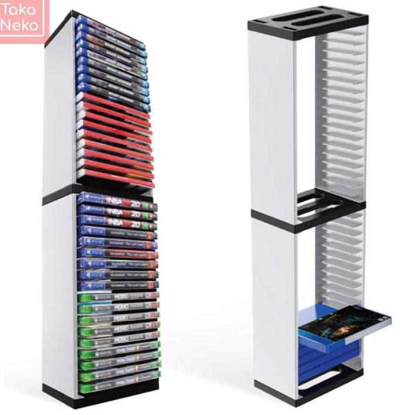 幅広い互換性 - このユニバーサルゲームストレージタワーは、PS5、PS4、XBOX Series X/S、Xbox one、Switchディスクと幅広く互換性があります。<br><br>省スペース - すべてのゲー...