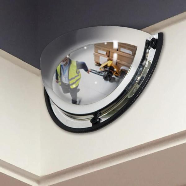 【安全を提供】180度の広角がクリアな視界を提供し、道路の凸状の私道はいくつかの死角を排除し、ガレージ、倉庫、工場に理想的な選択肢であり、事故を回避し、人身傷害を減らし、安全を確保します。<br><br>【高品質素材...