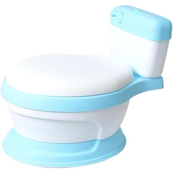 おまるは床に足を付けて用を足せるため、姿勢が安定し力を入れやすいのが特長です。お子さまが安心してスムーズにトイレのトレーニングを進めるために、補助便座の前におまるを準備してあげるのがおすすめです。<br><br>座面...