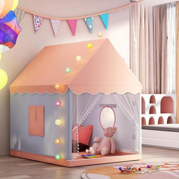 子供の安全と快適さを確保するために柔軟で快適な生地を採用しています。安全布の材質】子供用遊楽テントは良質なオックスフォード綿で作られ、耐用年数が長く、ひび割れ防止、無毒無臭、無臭、子供安全である。<br><br>迅速...