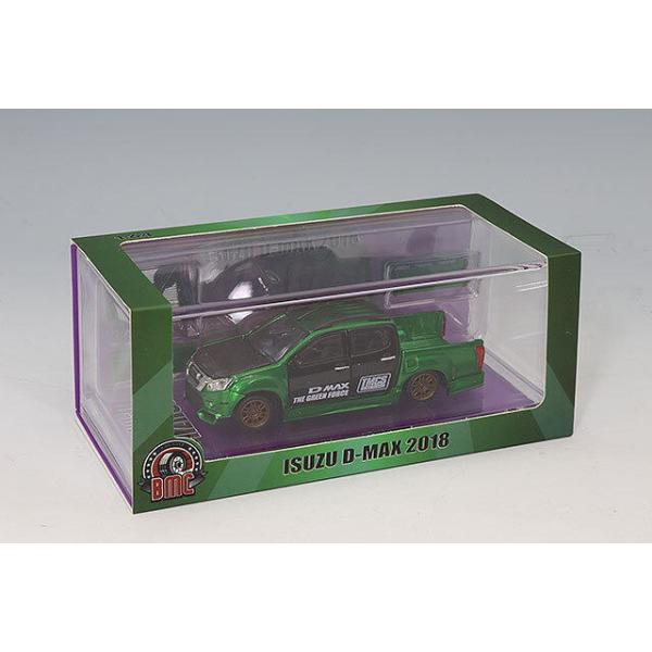 1/64 BM Creations Isuzu 2018 D-MAX Lowrider Metallic Green イスズ ミニカー 在庫は実店舗と共有しておりますので ご注文いただいた時に品切れの場合がございます。万一、品切れの際はご容...