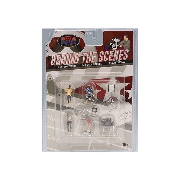 1/64 American Diorama Figures Behind The Scenes フィギュア 4体入り＋小物 在庫は実店舗と共有しておりますので ご注文いただいた時に品切れの場合がございます。万一、品切れの際はご容赦ください。