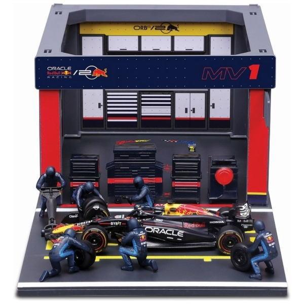 1/43scale ブラゴ BURAGO Oracle Red Bull Racing PIT Pass セット RB20 No.1 M.フェルスタッペン クルー×6pcs  パドックガレージ  オラクル レッドブル 在庫は実店舗と共有して...