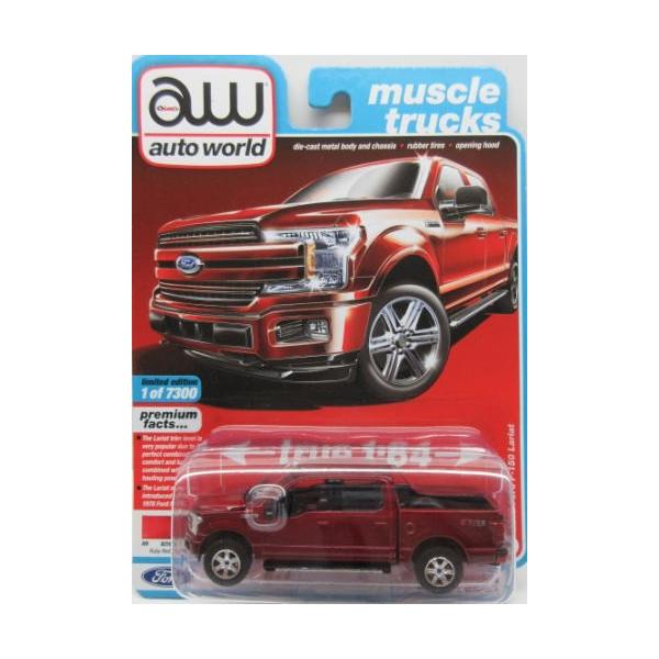 1/64scale AUTO WORLD 2018 Ford F-150 Lariat フォード ピックアップトラック ミニカー アメ車 在庫は実店舗と共有しておりますので ご注文いただいた時に品切れの場合がございます。万一、品切れの際はご...