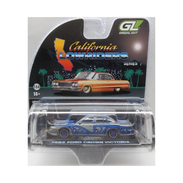 1/64scale グリーンライト GREENLIGHT California Lowriders 1992 Ford Crown Victoria フォード クラウン ビクトリア ミニカー アメ車 在庫は実店舗と共有しておりますので ご注...