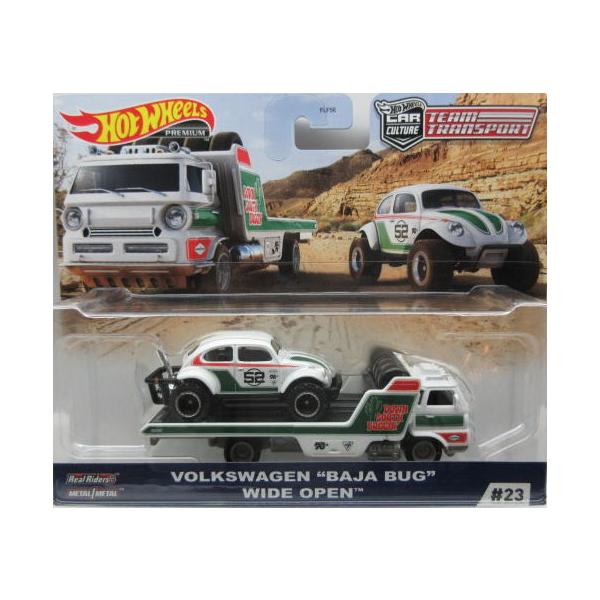 1/64 ホットウィール Hot Wheels Car Culture Team Transport フォルクスワーゲン Volkswagen BAJA BUG Wide Open ミニカー 在庫は実店舗と共有しておりますので ご注文いただ...
