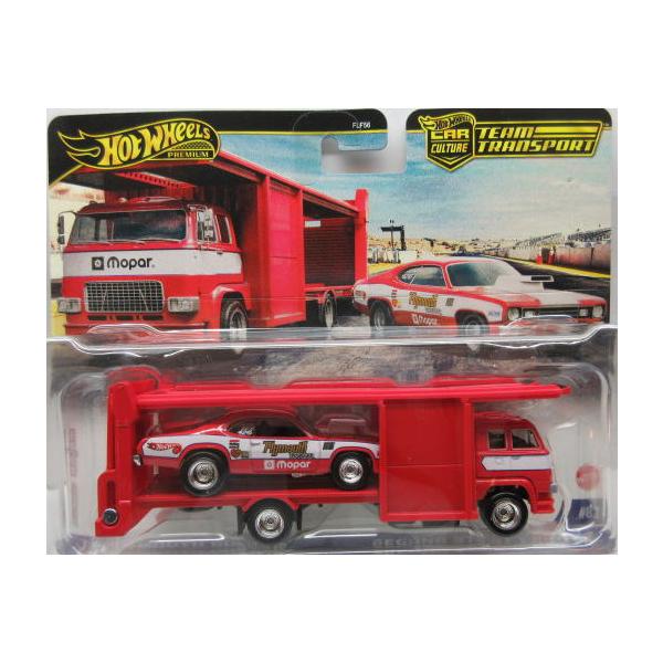 1/64 ホットウィール Hot Wheels Car Culture Team Transport '73 Plymouth Duster Second Story Lorry プリマス ダスター ミニカー アメ車 在庫は実店舗と共有して...