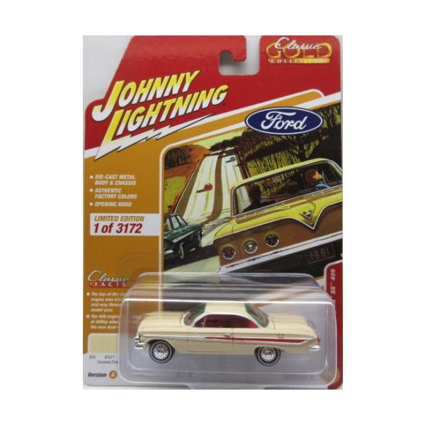 1/64scale ジョニーライトニング JOHNNYLIGHTNING Classic Gold 1961 Chevy Impala SS 409 シボレー インパラ ミニカー アメ車 在庫は実店舗と共有しておりますのでご注文いただいた時...