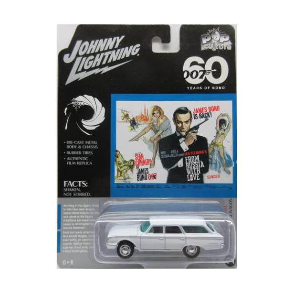 1/64scale ジョニーライトニング JOHNNYLIGHTNING Pop Culture 007 As Seen In From Rusia with Love 1960 Ford Ranch Wagon ワゴン ミニカー アメ車 ...