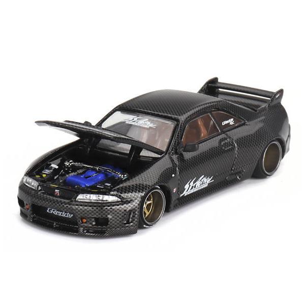1/64scale MINI GT × Kaido House Nissan Skyline GT-R (R33) Active Carbon V2 クローズボックス入 日産 スカイライン ミニカー 在庫は実店舗と共有しておりますので ご注...