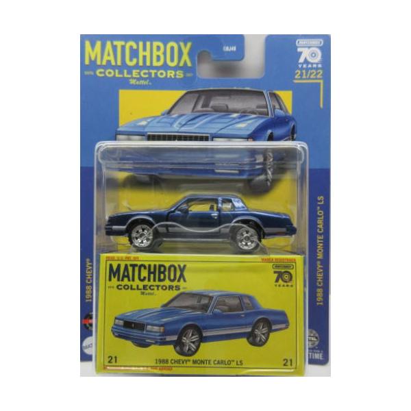 1/64 MATCHBOX マッチボックス 1988 Chevy Monte Carlo LS シボレー モンテカルロ アメ車 ミニカー 在庫は実店舗と共有しておりますので ご注文いただいた時に品切れの場合がございます。万一、品切れの際はご...