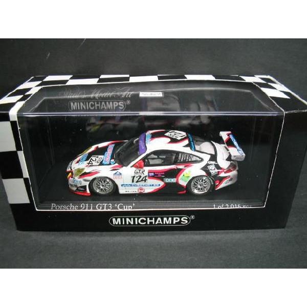 1/43scale MINICHAMPS PORSCHE 911 GT3 Cup 24h Spa 2005 Mattheus Geoffroy Vanbellingen Fumal ポルシェ 外箱にすれ有り。在庫は実店舗と共有しておりますの...