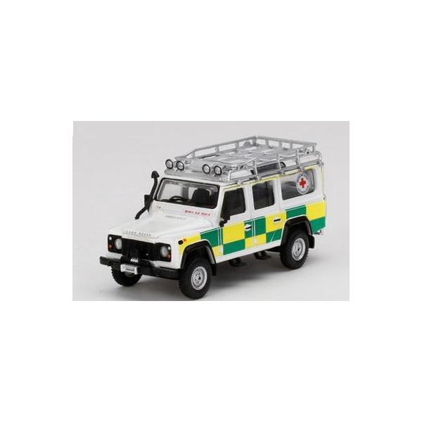 1/64scale MINI GT Land Rover Defender 110 British Red Cross Search &amp; Rescue RHD ミニカー ランドローバー ディフェンダー ブリスター入 在庫は実店舗と共...