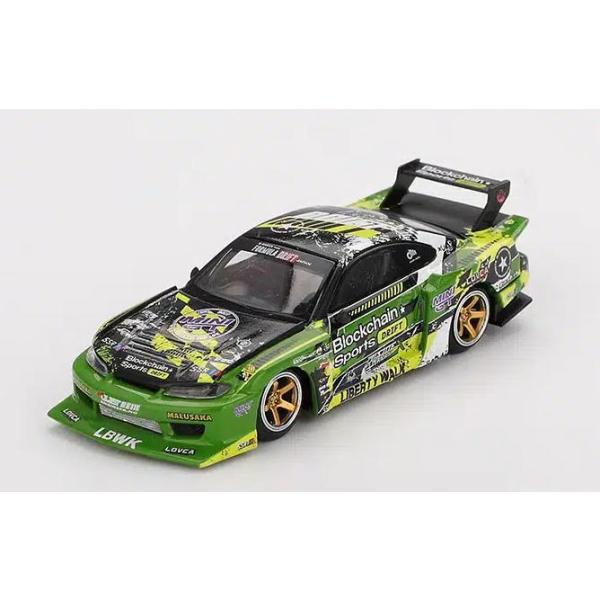 1/64scale MINI GT LB-Super Silhouette Nissan S15 Silvia #555 V2 2024 Formula Drift Japan RHD ブリスター入 日産 シルビア ミニカー 在庫は実店舗と...