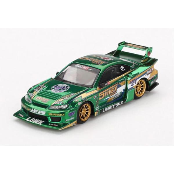 1/64scale MINI GT Nissan Silvia S15 LB-Super Silhouette LBWK 2024 Fausto Racing RHD 日産 シルビア スーパーシルエット ミニカー 在庫は実店舗と共有しており...