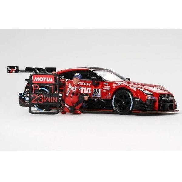 1/64scale MINI GT Nissan GT-R Nismo #23 Motul Autech GT-R 2021 Super GT500 Series Suzuka Winner W/Matsuda Figure 松田次生 鈴鹿...
