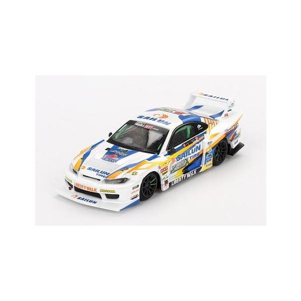 1/64scale MINI GT LB-Super Silhouette Nissan S15 Silvia #555 2023 Formula Drift Japan RHD 日産 シルビア スーパーシルエット ミニカー 在庫は実店舗と...