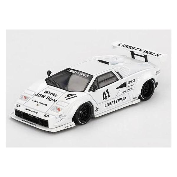 1/64scale MINI GT Lamborghini Countach LB-Works 2024 Tokyo Auto Salon White LHD ランボルギーニ カウンタック 東京オートサロン ミニカー 在庫は実店舗と共有して...