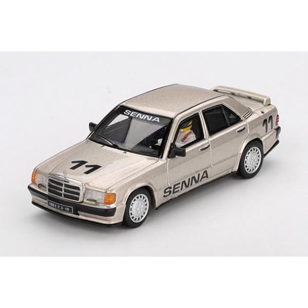 1/64scale MINI GT Mercedes-Benz 190 E 2.3-16 #11 1984 Nurburgring Race of Champions w/Figure Ayrton Senna LHD メルセデスベンツ ニ...