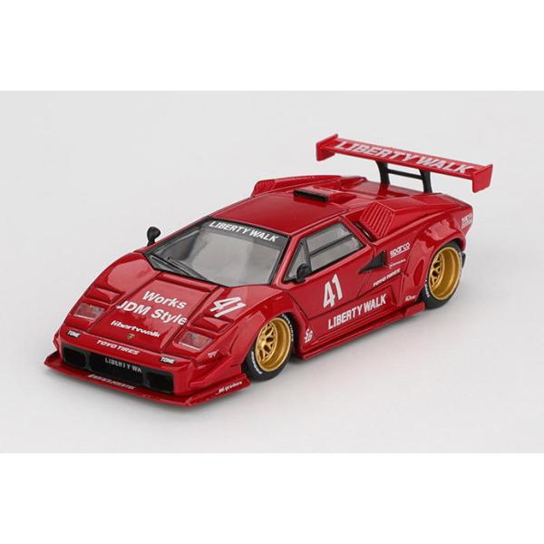 1/64scale MINI GT Lamborghini Countach LB-WORKS Red LHD ランボルギーニ カウンタック ミニカー 在庫は実店舗と共有しておりますので ご注文いただいた時に品切れの場合がございます。万一、...