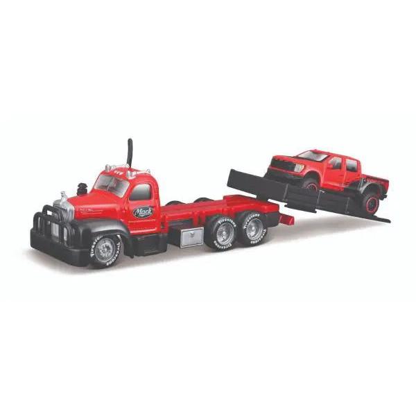 1/64 マイスト Maisto Transport 1953 Mack B-61 Flatbed / 2021 Ford F-150 Raptor ミニカー アメ車 在庫は実店舗と共有しておりますのでご注文いただいた時に品切れの場合がござ...
