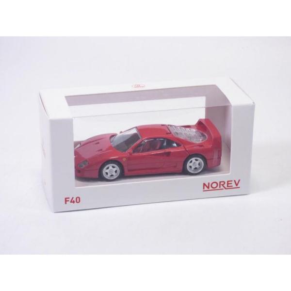 1/43scale ノレブ NOREV Ferrari F40 フェラーリ ミニカー 在庫は実店舗と共有しておりますので ご注文いただいた時に品切れの場合がございます。万一、品切れの際はご容赦ください。