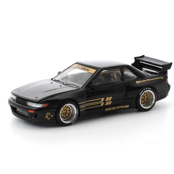 1/64scale POP RACE Pandem S13 Black 日産 シルビア ミニカー 在庫は実店舗と共有しておりますので ご注文いただいた時に品切れの場合がございます。万一、品切れの際はご容赦ください。