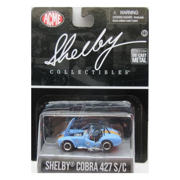 1/64scale シェルビーコレクティブル SHELBY COLLECTIBLES Shelby Cobra 427 S/C シェルビー コブラ ミニカー アメ車 在庫は実店舗と共有しておりますので ご注文いただいた時に品切れの場合がござ...