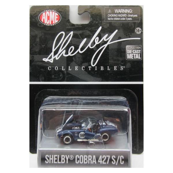 1/64scale シェルビーコレクティブル SHELBY COLLECTIBLES Shelby Cobra 427 S/C シェルビー コブラ ミニカー アメ車 在庫は実店舗と共有しておりますので ご注文いただいた時に品切れの場合がござ...