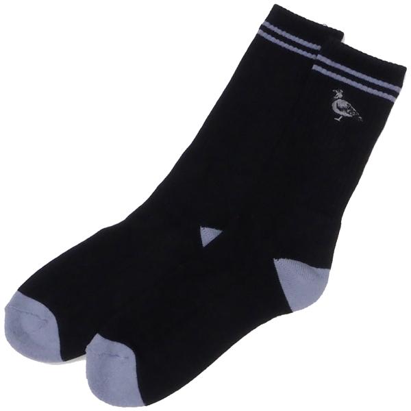 Antiheroの靴下です。販売単位:1足サイズ:ワンサイズのみ（おおよそ26.0〜28.0cm前後の方に対応）素材:87% Cotton, 12% Polyester, 1% Spandexレターパック対応商品/レターパック指数：200（...