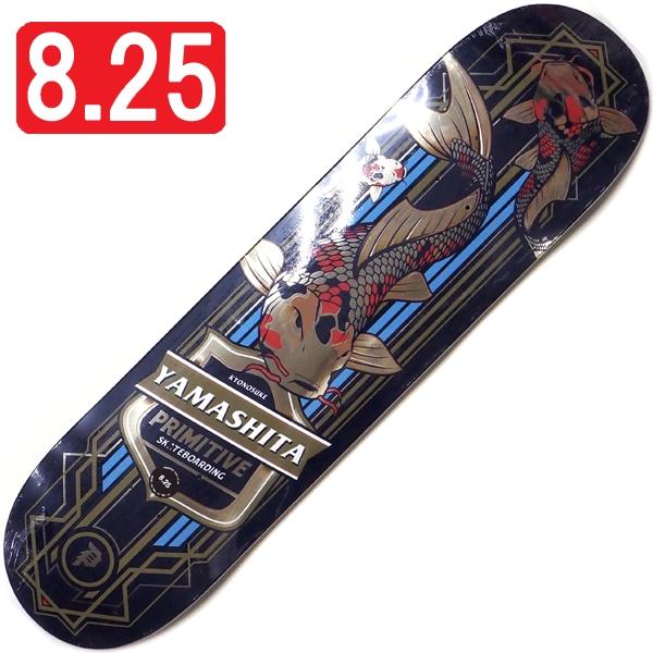 幅:21.0cm 長さ:80.8cm ノーズ:17.5cm テール:16.9cm ビス間:35.0cm コンケーブの深さ:10.5mmPrimitiveのYamashita Kyonosukeモデル 8.25インチ。キックはノーズ、テールと...