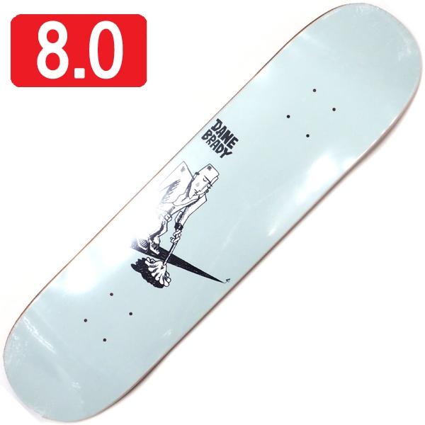 幅:20.4cm 長さ:80.8cm ノーズ:17.3cm テール:16.4cm ビス間:35.7cm コンケーブの深さ:9.5mmPolarのDane Bradyモデル、8.0インチ。キックはノーズ、テールとも角度は抑えめですが立ち上がり...