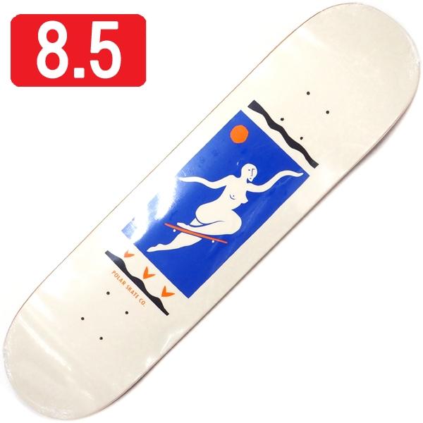 幅:21.5cm 長さ:80.8cm ノーズ:17.6cm テール:16.4cm ビス間:35.4cm コンケーブの深さ:9.5mmPolarのTeamモデル、8.5インチ。キックはノーズ、テールとも角度は抑えめですが立ち上がりが早く強め、...