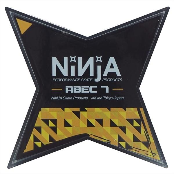 日本のプロたちの多くが使用するNinjaベアリングのABEC7。ベアリング8個入り(ウィール4個分)オイルタイプ片面スチールシールドレターパック対応商品/レターパック指数：150（約1000までレターパックでお送り出来ます）