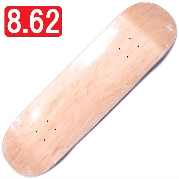 幅:22.0cm 長さ:81.3cm ノーズ:17.7cm テール:16.6cm ビス間:35.6cm コンケーブの深さ:10.0mm有名ブランドも使用!高品質の無地デッキ、8.625インチ。ノーズ、テールとも四角めの丸のOシェイプデッキ。...