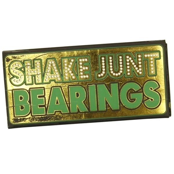 ShakejuntのABEC7ベアリング。ベアリング8個入り(ウィール4個分)オイルタイプ両面ラバーシールドベアリングスペーサー4個　付属レターパック対応商品/レターパック指数：150（約1000までレターパックでお送り出来ます）