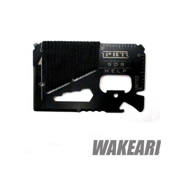 ※定規がインチ表示なので訳ありとさせていただきますステンレス製の黒塗りサバイバルツールです栓抜き、缶切り、カートンオープナー、蝶ネジレンチ、6角レンチ、ノコギリ、ドライバーの機能があります30g